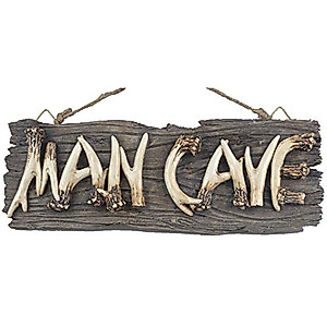 Liberty Imports Man Cave Hanging Wall Sign Decorative Mancave Wooden Novelty Decor