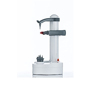 LKL Electric Potato Peelers Multifunction Spiral Apple Peeler Automatic Rapid Rotating Fruit Potato Peeling Machine for Home Restaurant (Color : White)