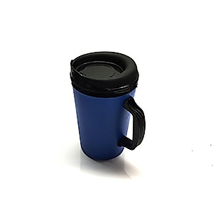 GAMA Electronics 2 ThermoServ Foam Insulated Coffee Mugs 34 oz (1) Blue & (1) Red
