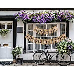 JeVenis We Are So Proud of You Banner Graduation Banner Congratulations Banner Graduation Party Decorations Graduation Commencement Decoration