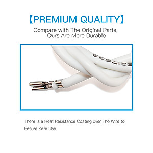 Dtong Grill Ignitor Wire kit & Ceramic Electrode Vermont Casting Grill Replacement Parts, Jenn Air Grill Igniter, Ignition Electrode Gas Burner for Uniflame(4-Pack)