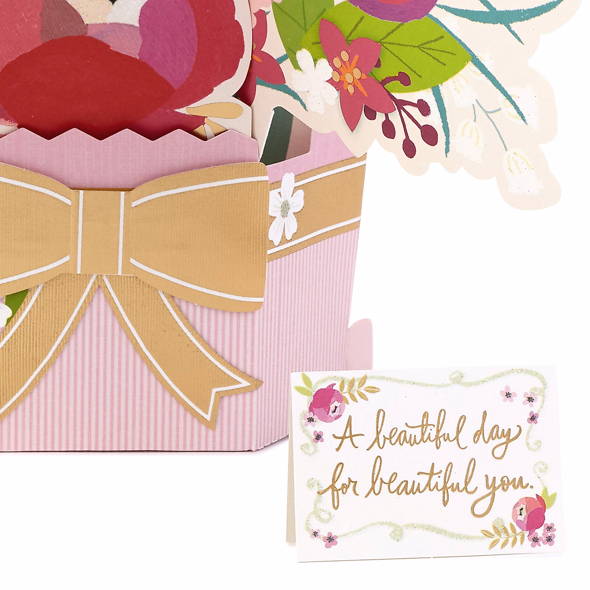 Hallmark Paper Wonder Pop Up Card for Women (Paper Pop Up Flowers) for Birthdays, Thinking of You, Anniversary, Thank You or Any Occasion