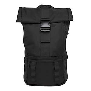 Voyager Backpack, Laptop Daypack, Water-Resistant 600D Polyester #SP4111 (Black)