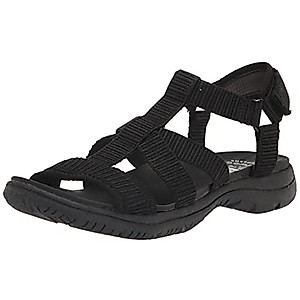 Dr. Scholl's Shoes Womens Adalia Sport Sandal Black Fabric 6.5 M
