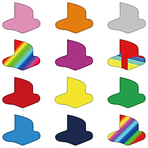 PlayVital Custom Vinyl Decal Skins for PS5 Console, Logo Underlay Sticker for PS5 Console - 9 Colors & 3 Classic Retro Styles