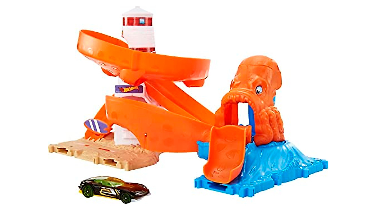 Hot Wheels Octopus Invasion Track Set - Exciting Fun!