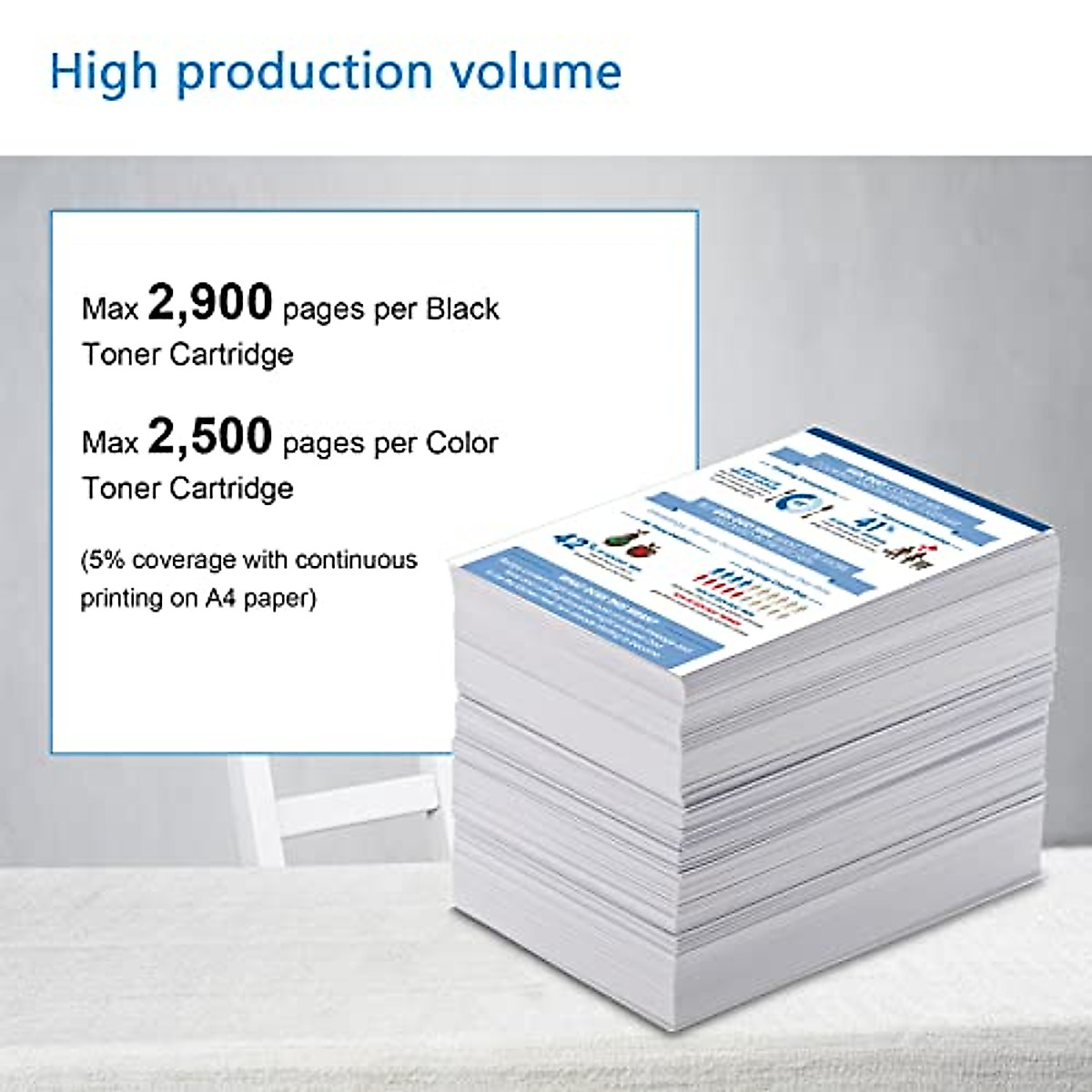 SAOUOT [4-Pack, 1BK+1C+1M+1Y] Compatible TN225 TN-225 High Yield Toner Cartridge Replacement for Brother HL-3140CW 3150CDN 3170CDW 3180CDW MFC-9130CW 9140CDN 9330CDW 9340CDW DCP-9015CDW Printers
