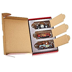 Mattel Disney Cars Toys, Radiator Springs 3-Pack of Die-Cast Toy Cars & Trucks with Lightning McQueen, Mater & Sheriff