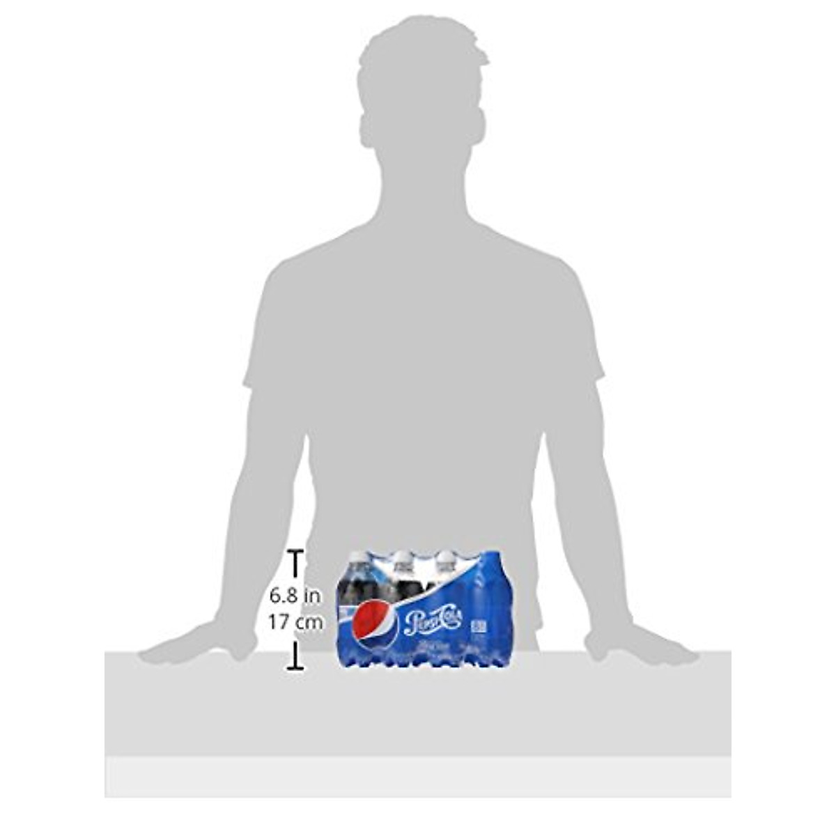Pepsi Made with Real Sugar Bottles (8 Count, 12 Fl Oz Each)