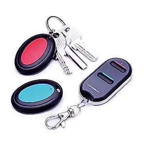 VODESON Key Finder Locator,Wireless Key Tracker,Remote Finder Tracking Device,Easy to Use,Perfect for Seniors,Tracker Tags for Car Keys,Phones,Wallet,TV Remote Control, Batteries Included