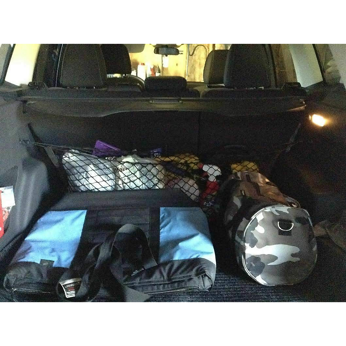 EACCESSORIES EA Rear Trunk Organizer Cargo Net for Ford Escape 2013-2019 – Envelope Style Cargo Net for SUV - Premium Mesh Car Trunk Organizer Vehicle Carrier Storage -Compatible with Escape