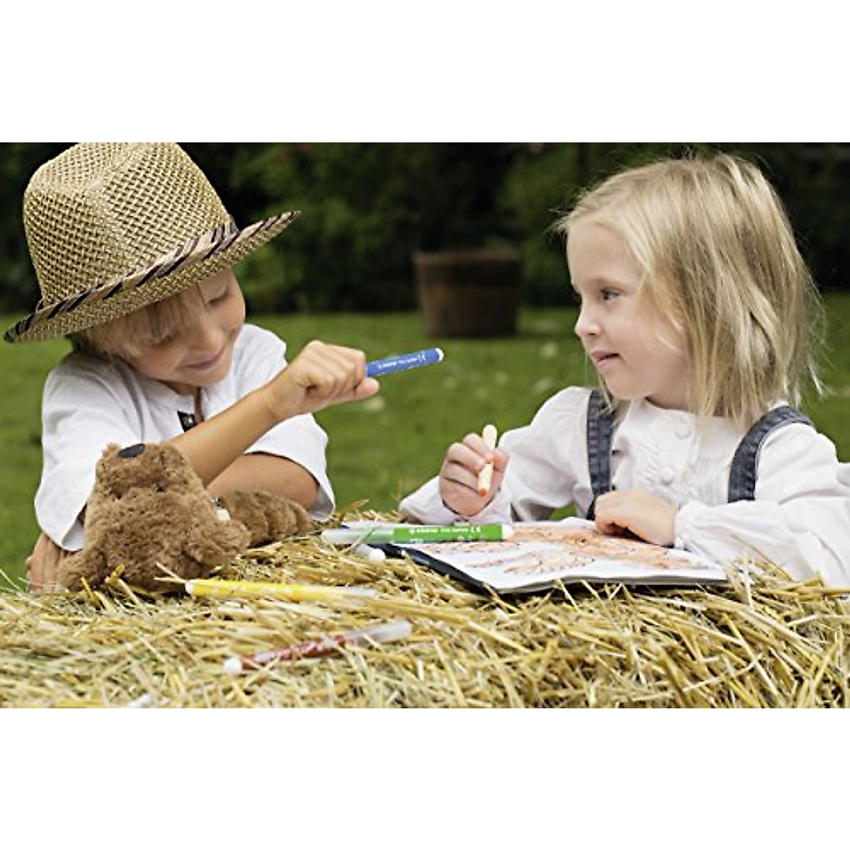 STABILO Extra-Thick Fiber-Tip Pen Trio Jumbo - Pack of 12 - Assorted Colors