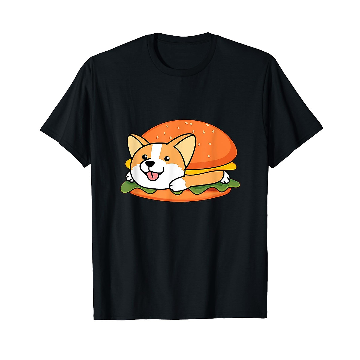 PWC Pem Welsh Corgi Dog Pet Burger Cute Puppy Paw Food Gift T-Shirt