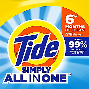 Tide Simply Liquid Laundry Detergent Refreshing Breeze, 114 loads (Packaging May Vary)