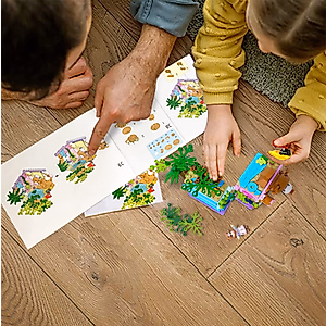 Mini Bear House Building Blocks Set - Game Room Building Toy Set for Kids, Compatible with Lego Childrens Day, Toy for Girls and Boys Ages 8+ (233 Pieces)