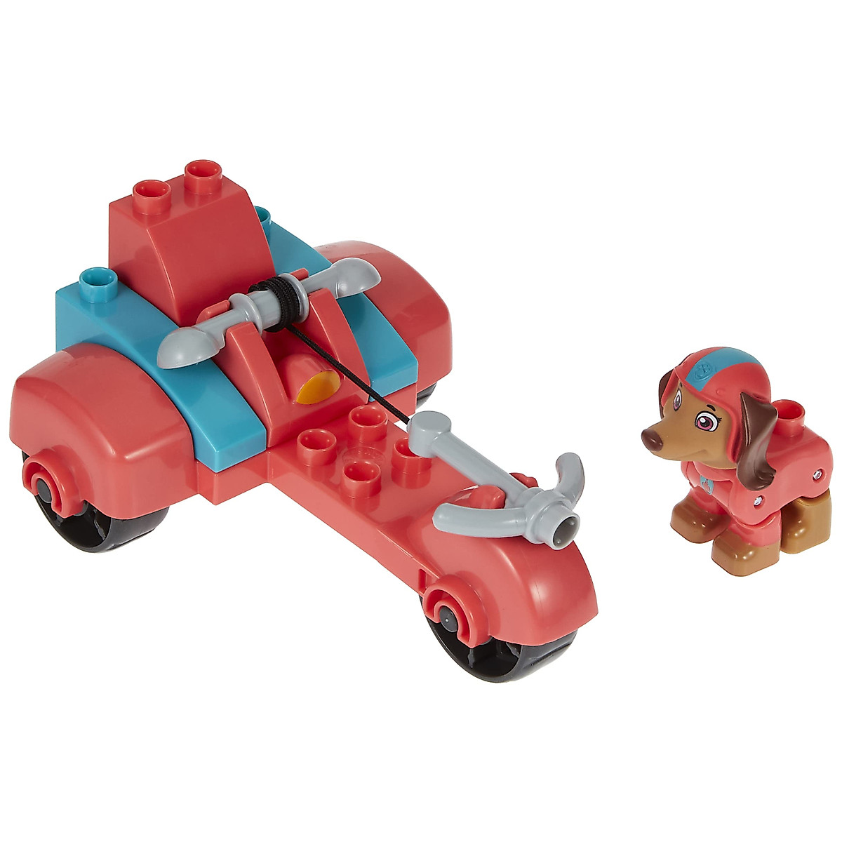 Mega BLOKS PAW Patrol Toddler Building Blocks Toy Cars, PAW Patroller with 81 Pieces, 4 Figures, Fisher-Price Gift Ideas for Kids Age 3+ Years