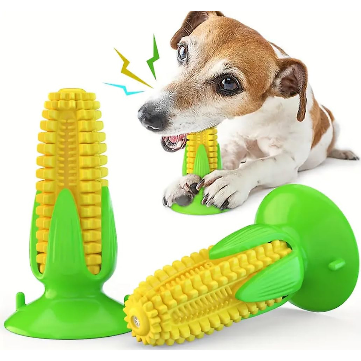Corn-Shaped Dental and Treat Stick for Dogs Puppies Pigs Rabbits and Other Small Animals