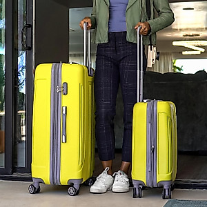 American Green Travel - Denali Hardside Expandable Luggage with TSA Lock, Spinner Wheels, 2-Piece (30-Inch, 20-Inch) Rose Gold