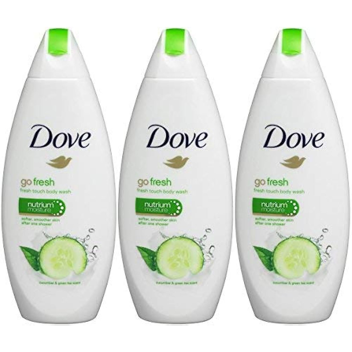 Dove Glowing Ritual Nourishing Secrets Body Wash - 3 Packs x 16.9 Fl.Oz / 500ml Ea
