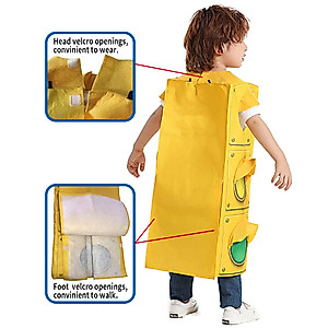 Seasons 3D Traffic Light Costume for Child 5-7 Years, Stop Light Lamp