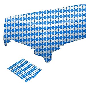 Iceyyyy 3 Packs Disposable Halloween Skeleton Tablecloth - 54" x 108" Plastic Waterproof Halloween Tablecover, Rectangular Halloween Skeleton Table Cover for Halloween Ghost Themed Party Home Decor
