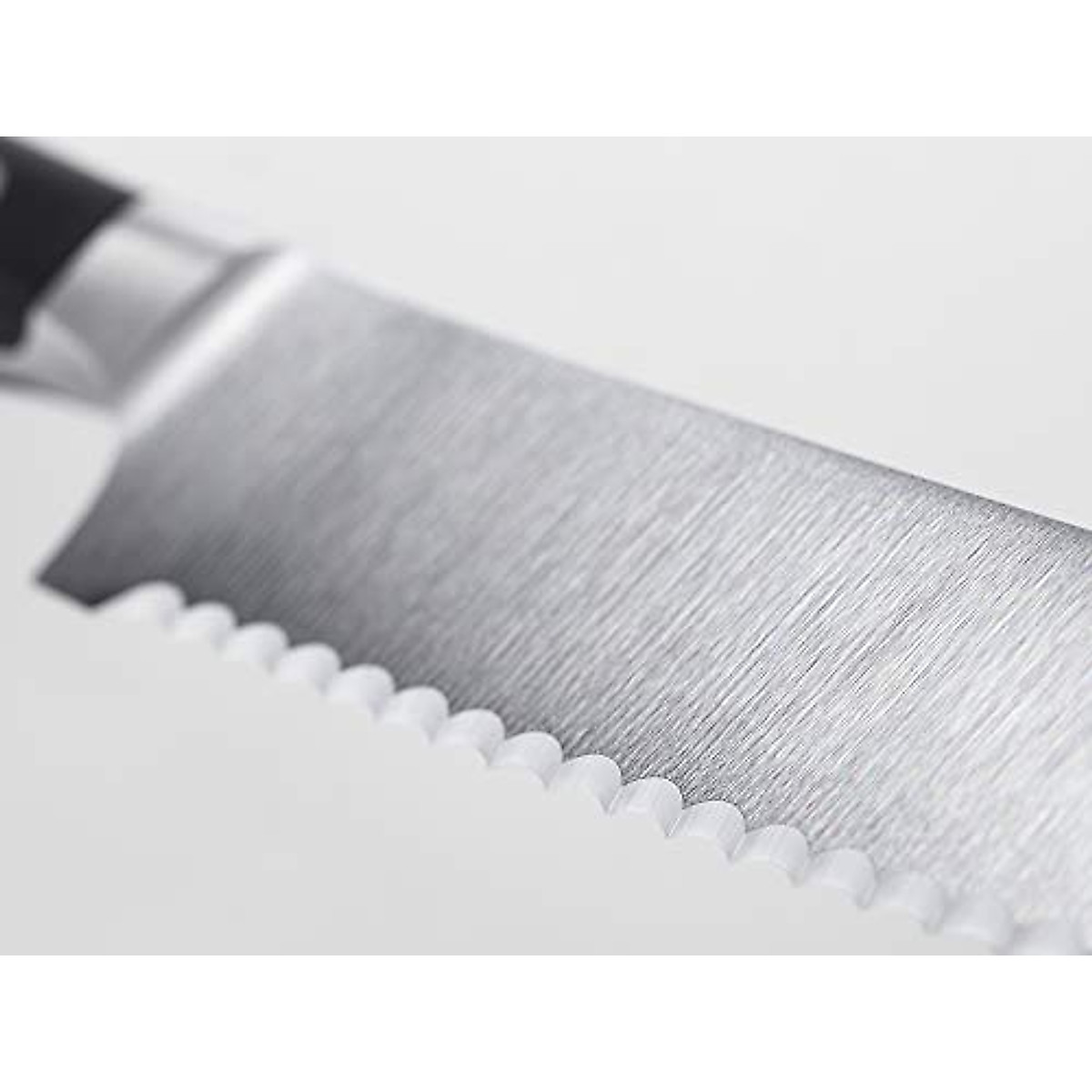 Wüsthof Classic IKON 8" Bread Knife, Black