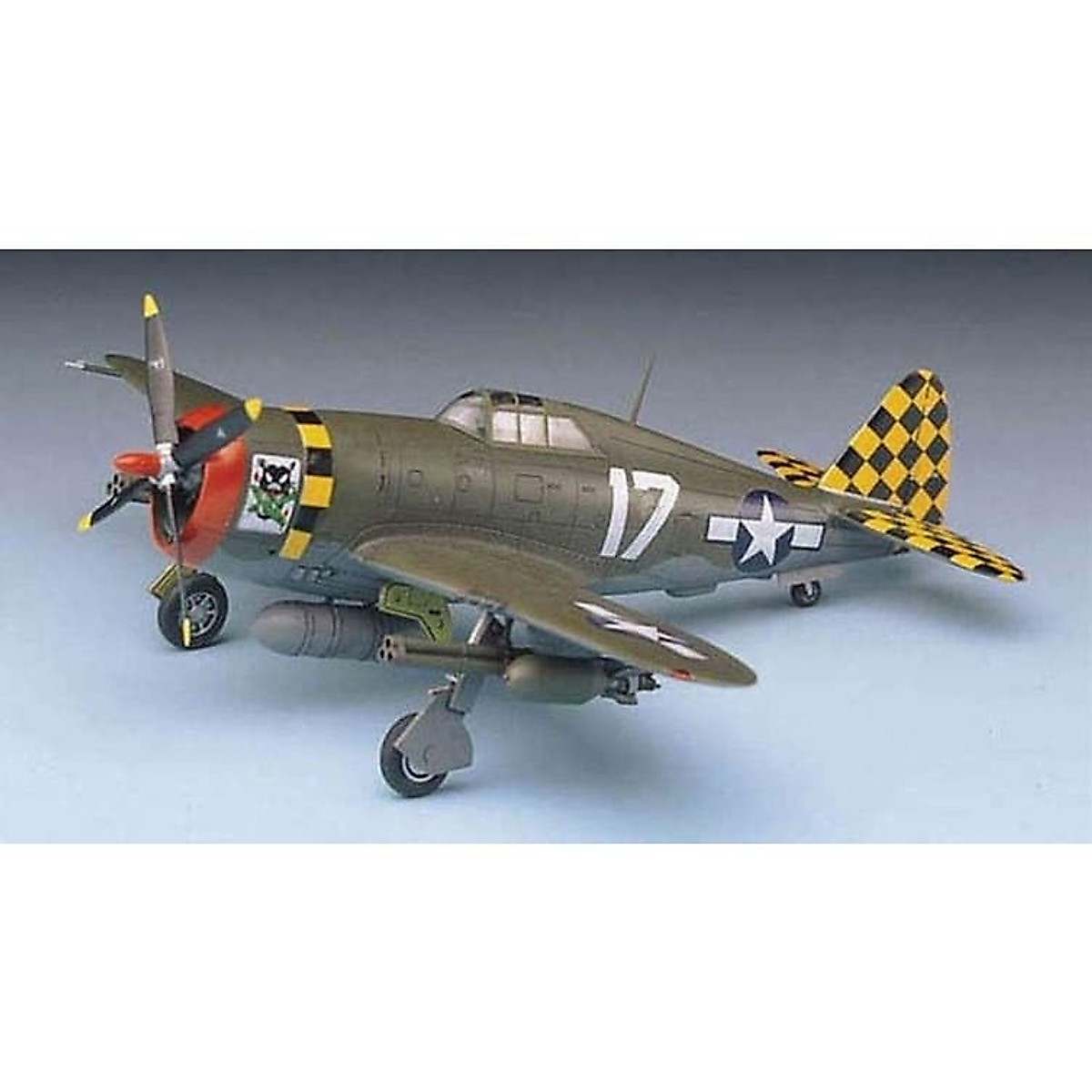 ACADEMY 12492 P-47D Thunderbolt Razorback, Multicolor