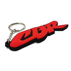 Decor Season Rubber Motorcycle Key Holder Chain Fob Rings Compatible With Honda CBR