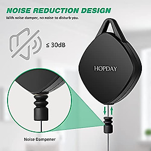 VR Cable Management, QIYO 6 Packs Retractable Ceiling Pulley System Compatible with VR Link Cable for Oculus Quest, HTC Vive, Rift S, PS VR, Vive Pro, Playstation VR, Valve Index VR Accessories