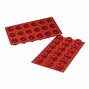 Silikomart Silicone Fancy and Function Bakeware Collection Minis Cake Pan, Fantasy, Assorted