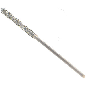 Auniwaig 10PCS 0.03-Inch Diamond Twist Drill Bits 0.8mm High Speed Steel HSS for Glass Sea Shells Stone