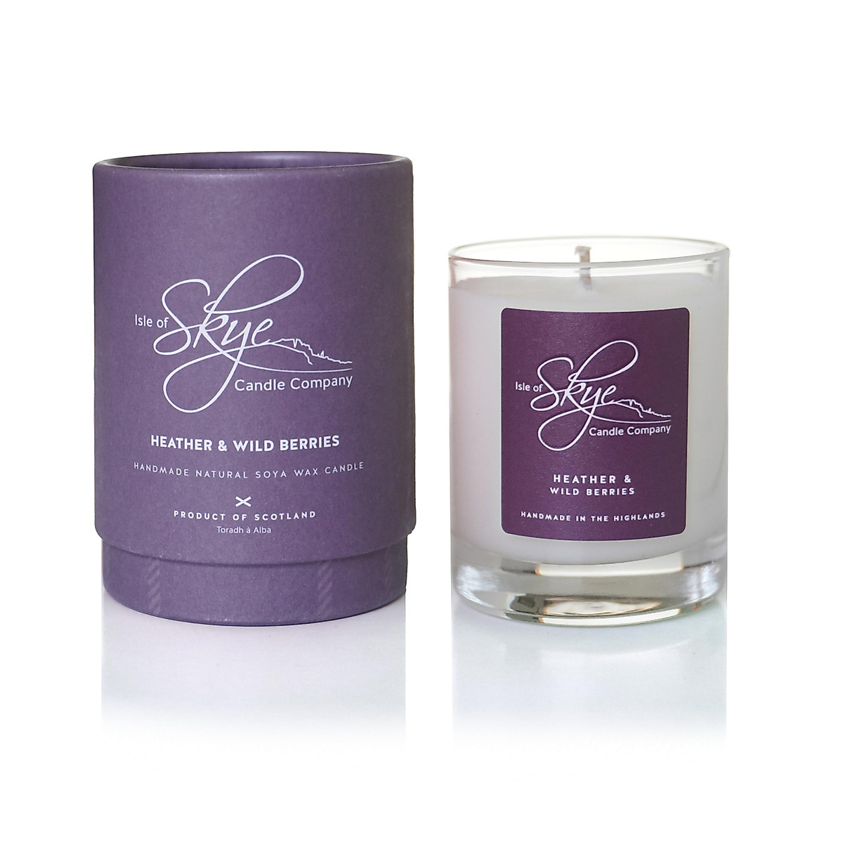 Isle of Skye Candle Company Heather and Wild Berries 100% Natural Blend SOYA Botanical Oils