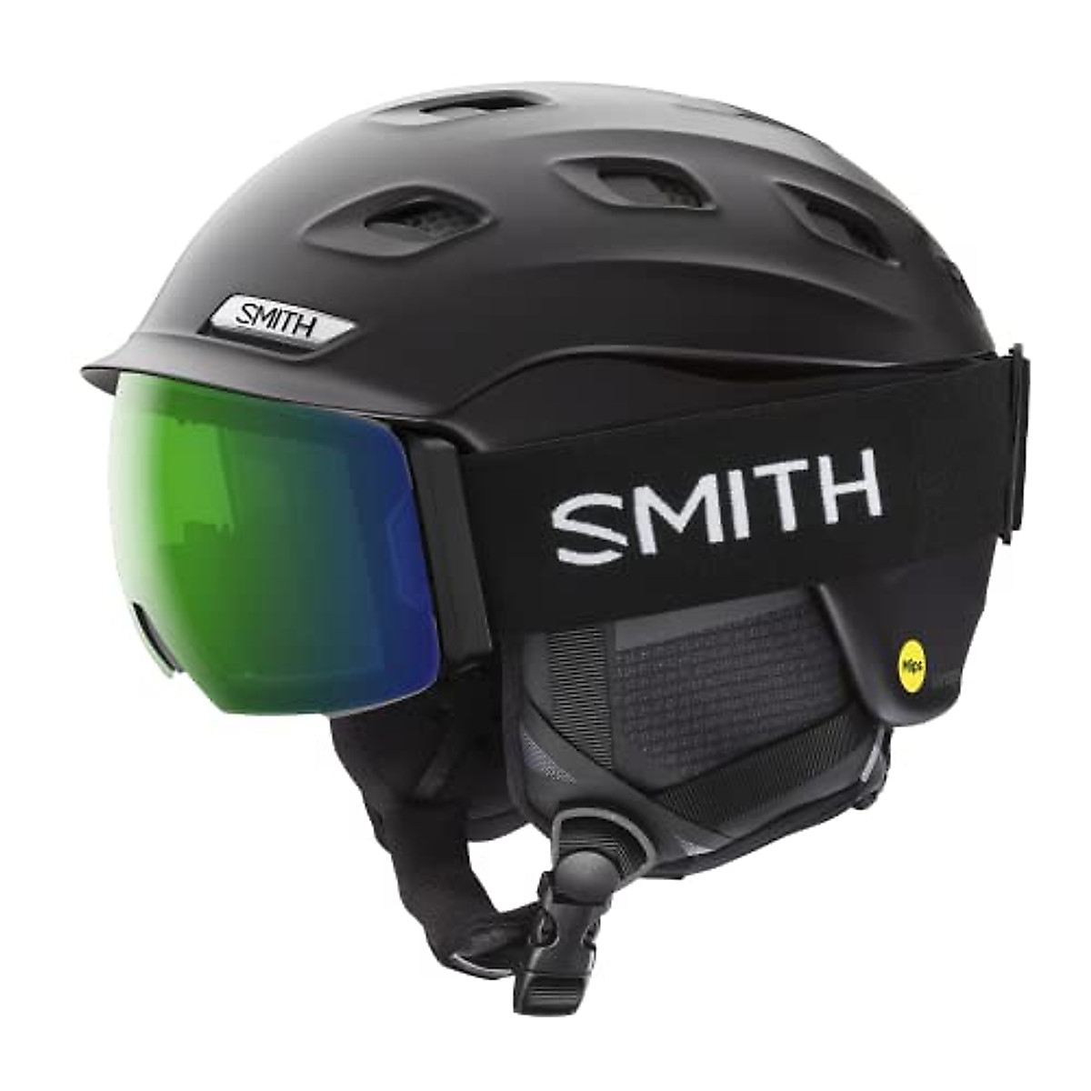 Smith Optics Vantage MIPS Unisex Snow Helmet - Matte Black, Large