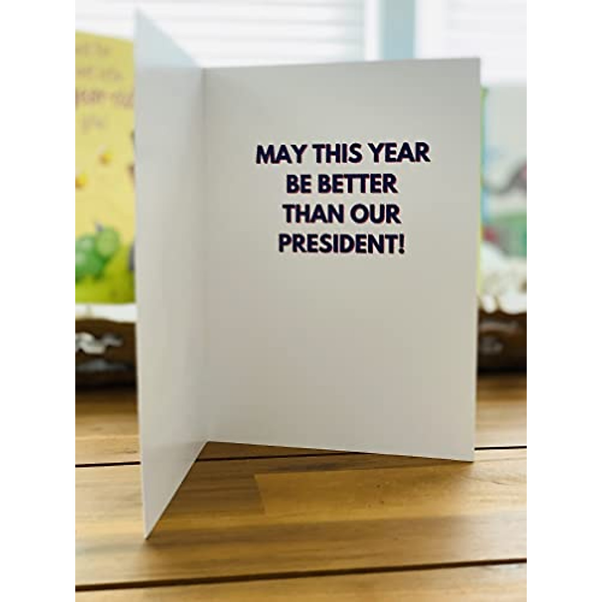 Pesky Patriot Funny Joe Biden Let’s Go Brandon Birthday Card | Hilarious Biden Political Gag Gift for Bday | Great for Republicans or Anti-Biden People