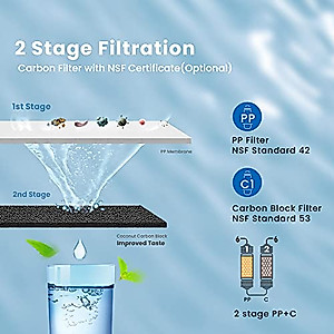 Comfee UV self-cleanning Bottleless Water Cooler, Quick Cooling Water Dispenser with 3 Temperature Settings, Safety Child Lock, Stainless Steel