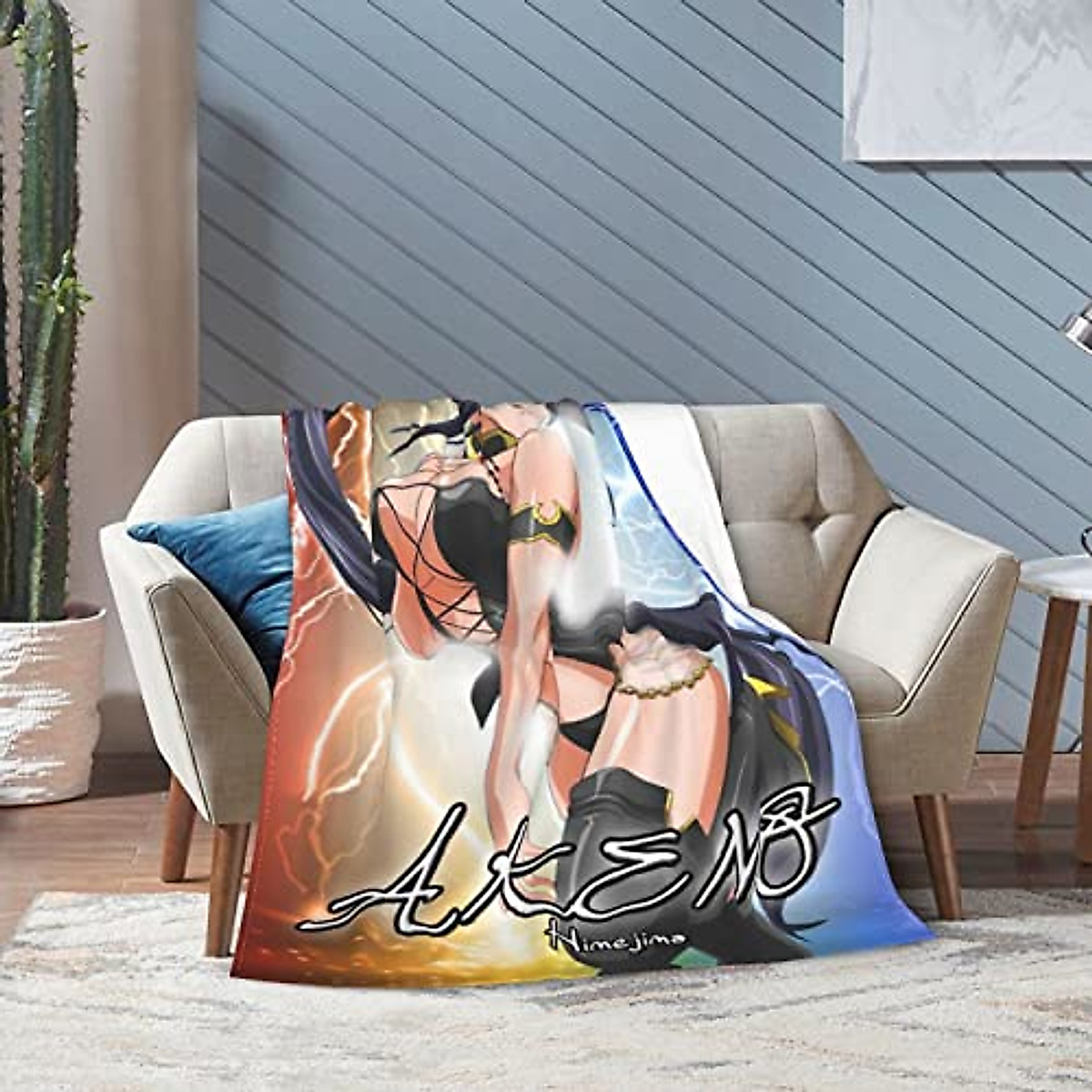 Anime High School DxD Throw Blanket Rias Gremory Blanket Bedroom air Conditioning Blanket 80"x60"