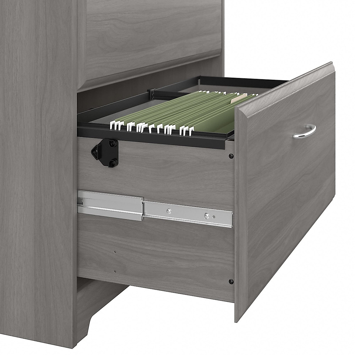 Bush Furniture Cabot 2 Drawer Lateral File Cabinet, Modern Gray