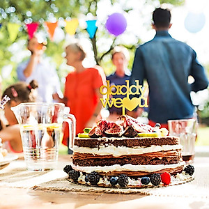 Super Dad Happy Birthday Cake Topper For Men Best Dad Birthday Decorations Happy 40th 50th 60th 70th Birthday Cake Topper Cup Cake Toppers For Men Husband Happy Father's Day Cake Toppers Pack Of 5 PCS