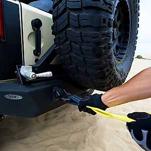 Smittybilt 3-inch x 30-feet Tow Strap (Yellow) - CC330