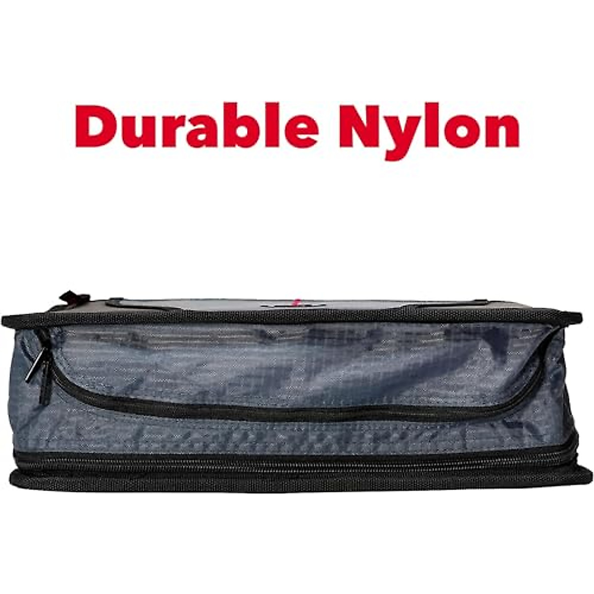 Case-it The Mighty Zip Tab Zipper Binder - 3 Inch O-Rings - 5 Color Tab Expanding File Folder - Multiple Pockets - 600 Sheet Capacity - Comes with Shoulder Strap - Deep Purple D-146