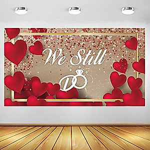 Belrew Durable We Still Do Backdrop Banner, Bridal Shower, Engagement, Bachelorette Party Large Banner, Wedding Celebrate Background Decorations 6 ft x 3 ft