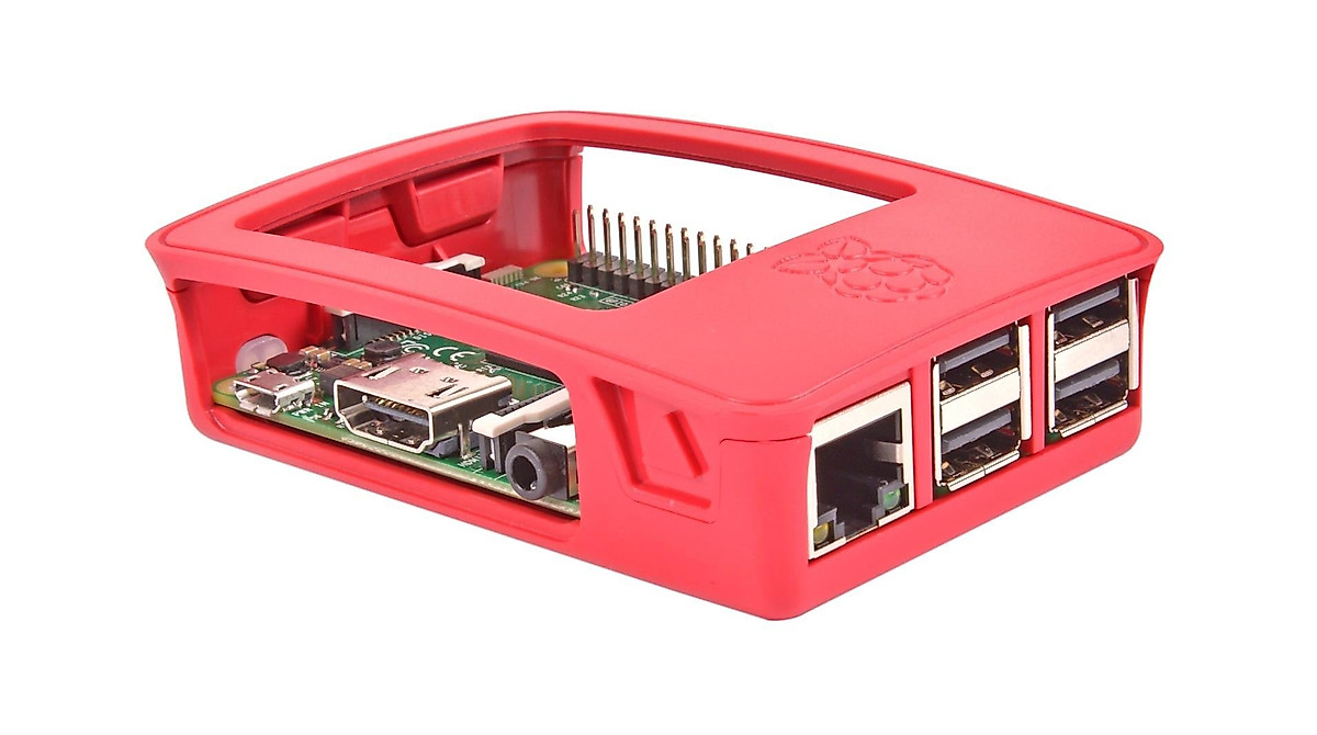 Official Raspberry Pi 3 Case - Red/White Enclosure