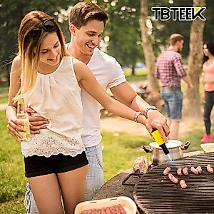 TBTEEK Butane Torch with Fuel Gauge, One-hand Operation Kitchen Torch Lighter with Adjustable Flame for BBQ, Baking, Brulee Creme, Crafts and Soldering(Butane Gas Not Included)