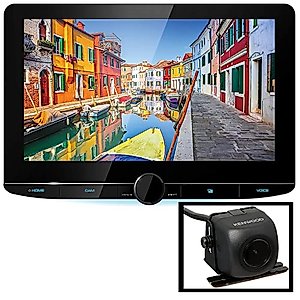 Kenwood Excelon Reference DMX1057XR 10.1" Digital Multimedia Receiver (Does not Play DVD/CD Discs) | Car Stereo Receiver | Plus Kenwood CMOS-130 Rearview Camera with Universal Mounting Hardware