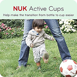 NUK Active Cup, 10 Oz, 1-Pack (2 Pack, Sesame Street)