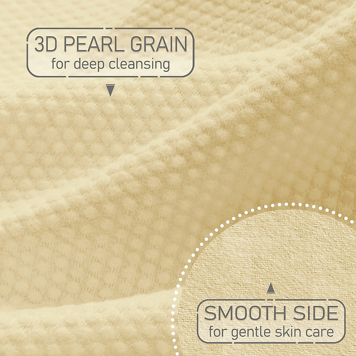 WOWOTEX Bamboo Rayon Disposable Face Towel Biodegradable Large Dry Face Wipes 60 Count/1 Box Extra Thick Soft Clean Facial Towels for Sensitive Skin, Makeup Removing, Facial Cleansing, Nursing, Travel