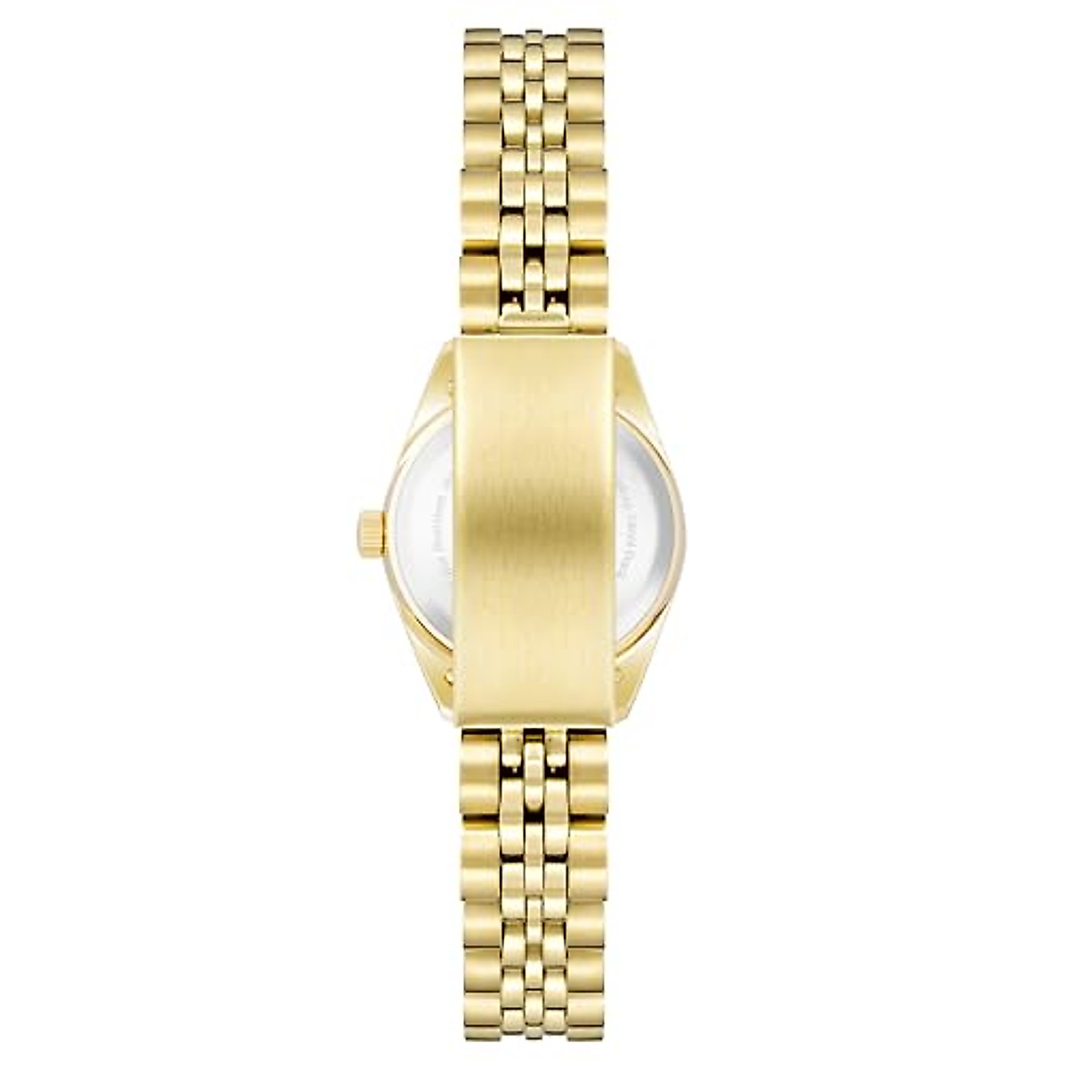 Armitron Women's Japanese Quartz Dress Watch with Stainless Steel Strap, Gold, 10 (Model: 75/2475BKGP)
