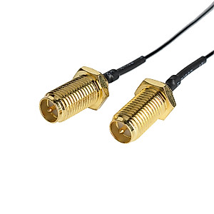 2 x 6dBi 2.4GHz 5GHz Dual Band WiFi RP-SMA Male Antenna+2 x 35CM RP-SMA IPEX MHF4 Pigtail Cable for M.2 NGFF WiFi WLAN Card