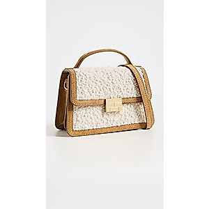 FRAME Women's Le Signature Small Top Handle Bag, Off White Multi, One Size