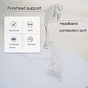 Resmed Mirage Fx Replacement Frame for Mirage fx Nasal mask, Resmed Mirage Fx Headgear Nasal Guard Reuse Breathing Machine Accessory Replacement Fit for Mirage FX Nasal Guard,Standard/Widened